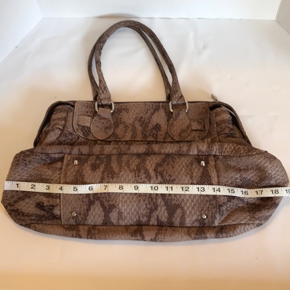 Prune | Bags | Prune Leather Snake Skin Shoulder Bag | Poshmark